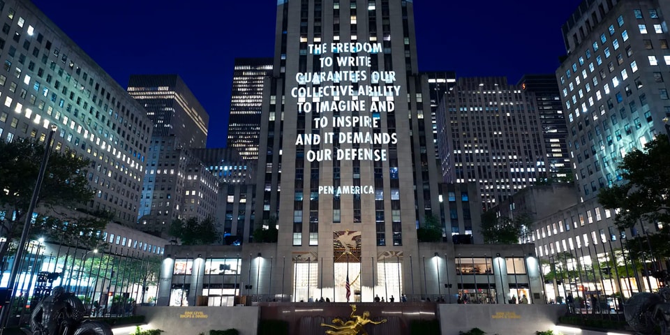 Jenny Holzer 'SPEECH ITSELF' PEN America Installation | Hypebeast