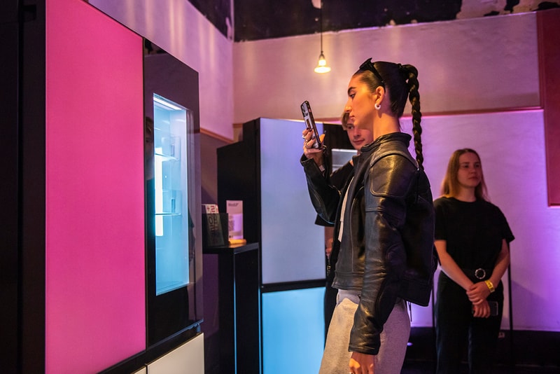 LG MoodUP™ Refrigerator With Color Changing Panels | Hypebeast