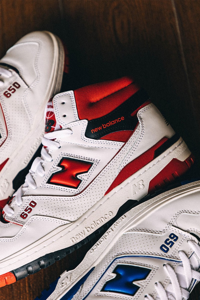New Balance 650 "White/Red" and " Blue HBX Release | Hypebeast