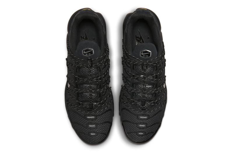 Nike Air Max Plus "Black Reflective" Releases With Toggle Lacing ...