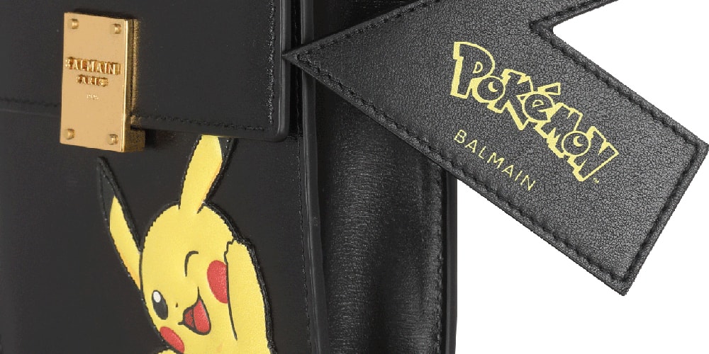Pokémon x Balmain Trainer Fashion Set Collaboration | Hypebeast
