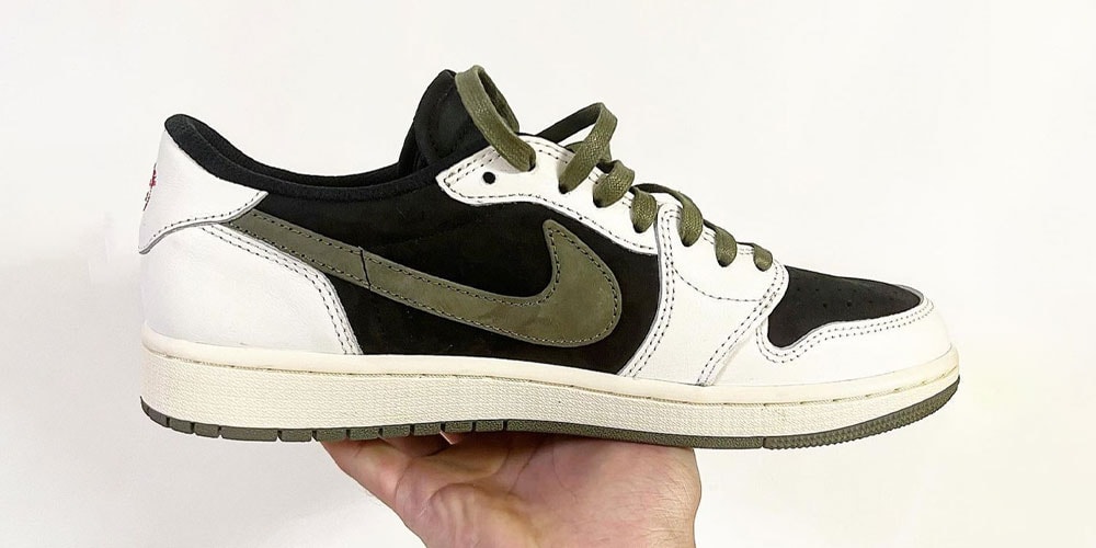 Travis Scott x Air Jordan 1 Low OG "Olive" First Look | Hypebeast