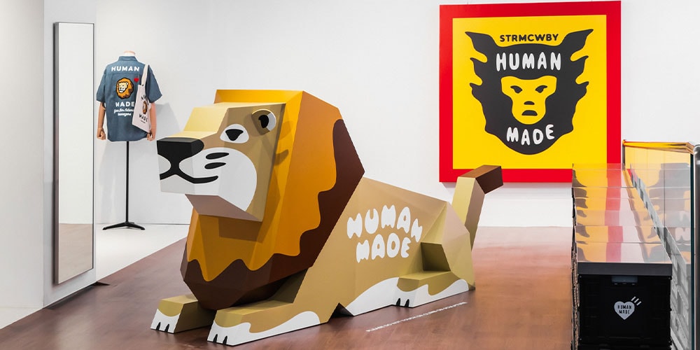 HUMAN MADE x HBX Pop-Up Lion Figure Decoration Info | Hypebeast