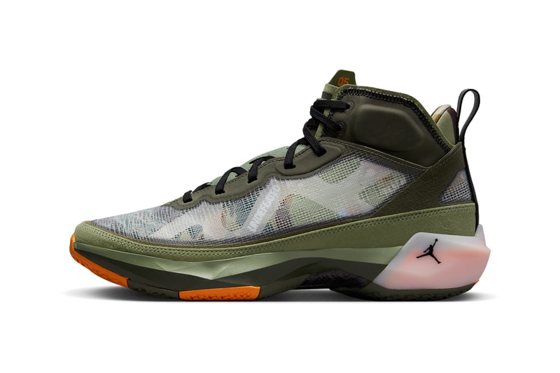 UNDEFEATED Air Jordan 37 Military Green DV6255-300 Info | Hypebeast
