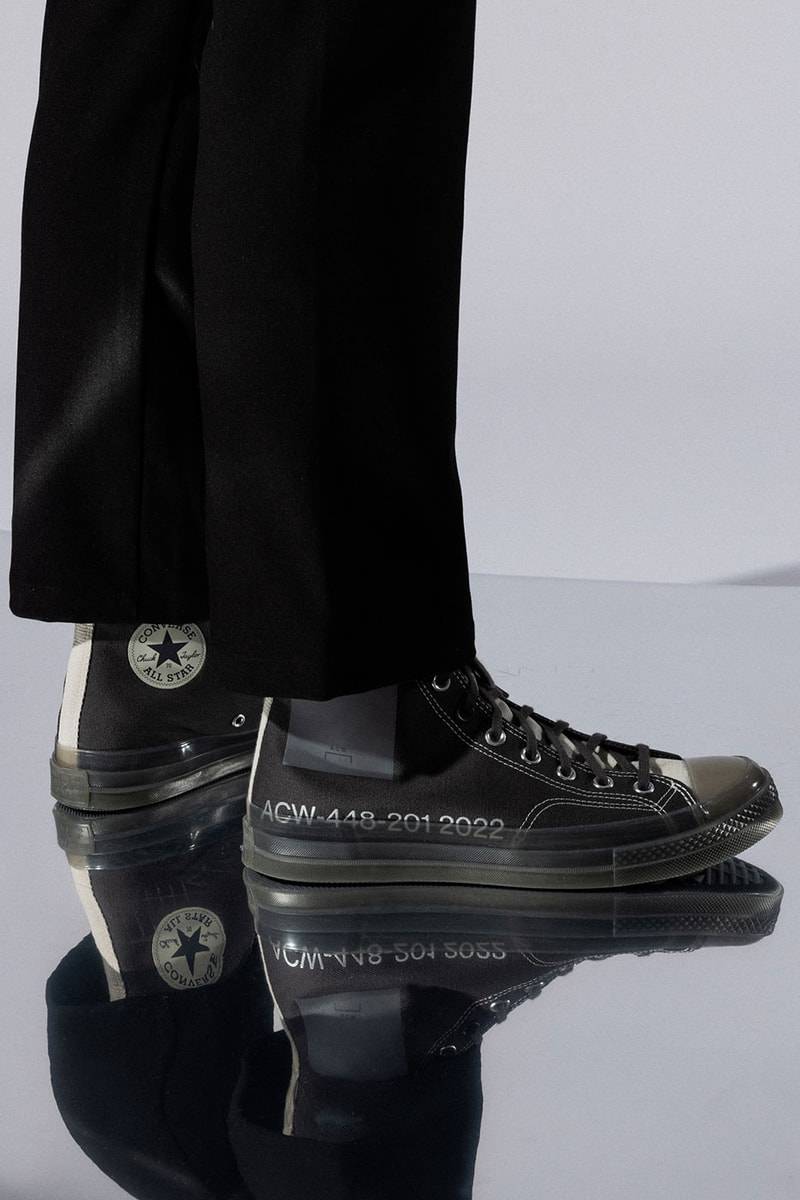 A-COLD-WALL* x Converse Chuck 70 Hi "Silver Birch" "Pavement" HBX ...