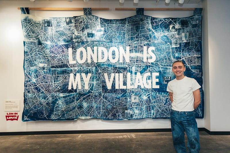Corbin Shaw Creates Custom Denim Tapestry for Levi's | Hypebeast