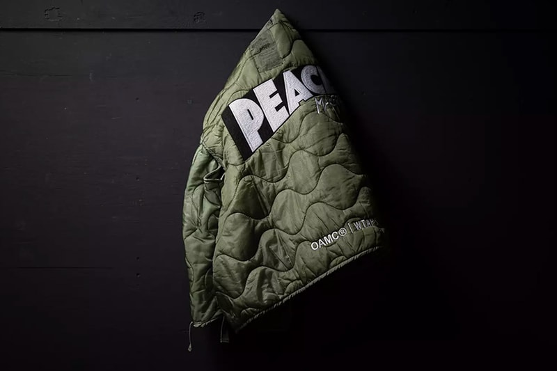 OAMC x WTAPS Peacemaker Quilted Liner Jacket FW22 | Hypebeast
