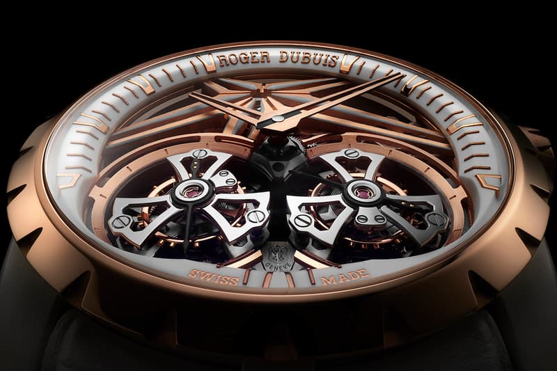 Roger Dubuis Drops Limited Edition Excalibur Double Tourbillon White ...