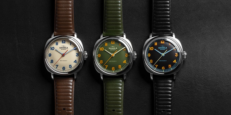 Shinola The Mechanic Is the Brand's First Manually Wound Watch | Hypebeast