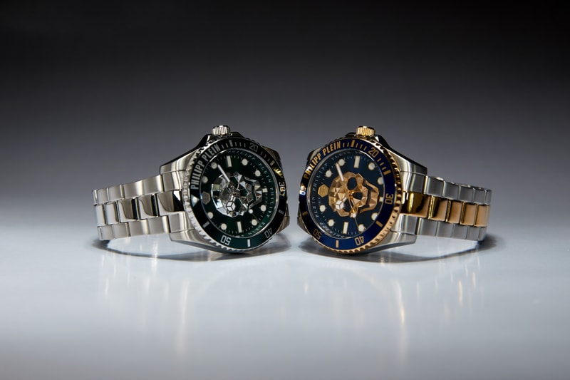 Philipp Plein Skull Diver Bracelet Watch Closer Look | Hypebeast