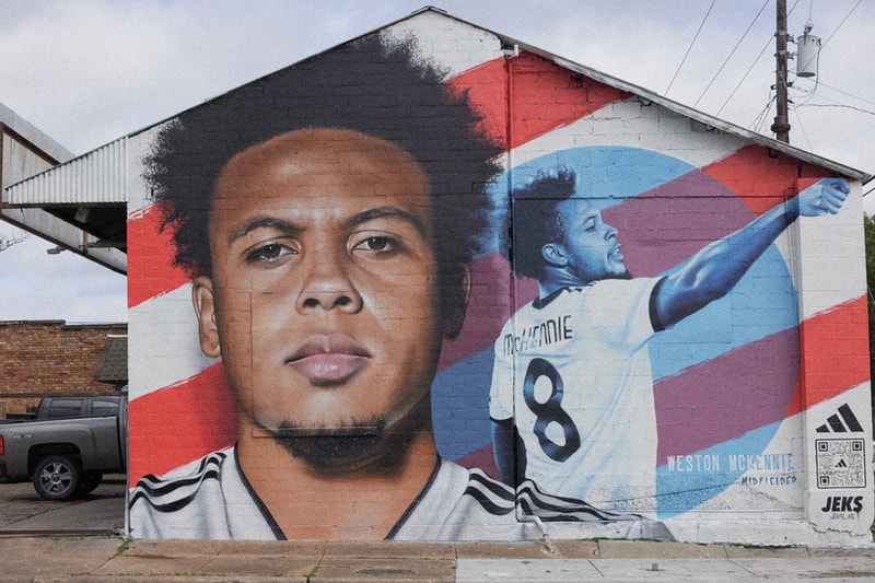adidas USMNT Art Murals McKennie Reyna Ferreira World Cup | Hypebeast