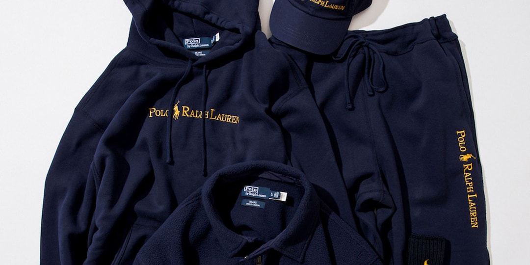 BEAMS Polo Ralph Lauren Navy and Gold Collection Release | Hypebeast