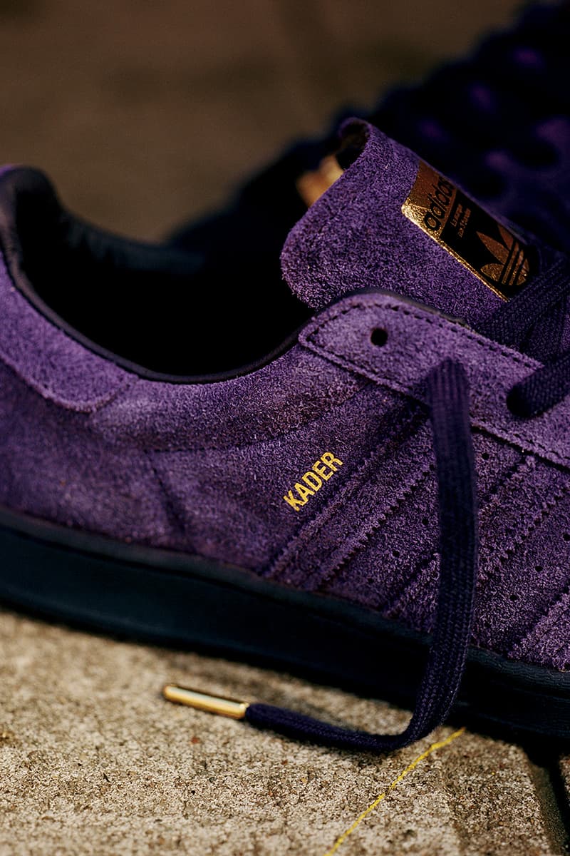 Kader Sylla adidas Superstar ADV Purple Gold Release | Hypebeast