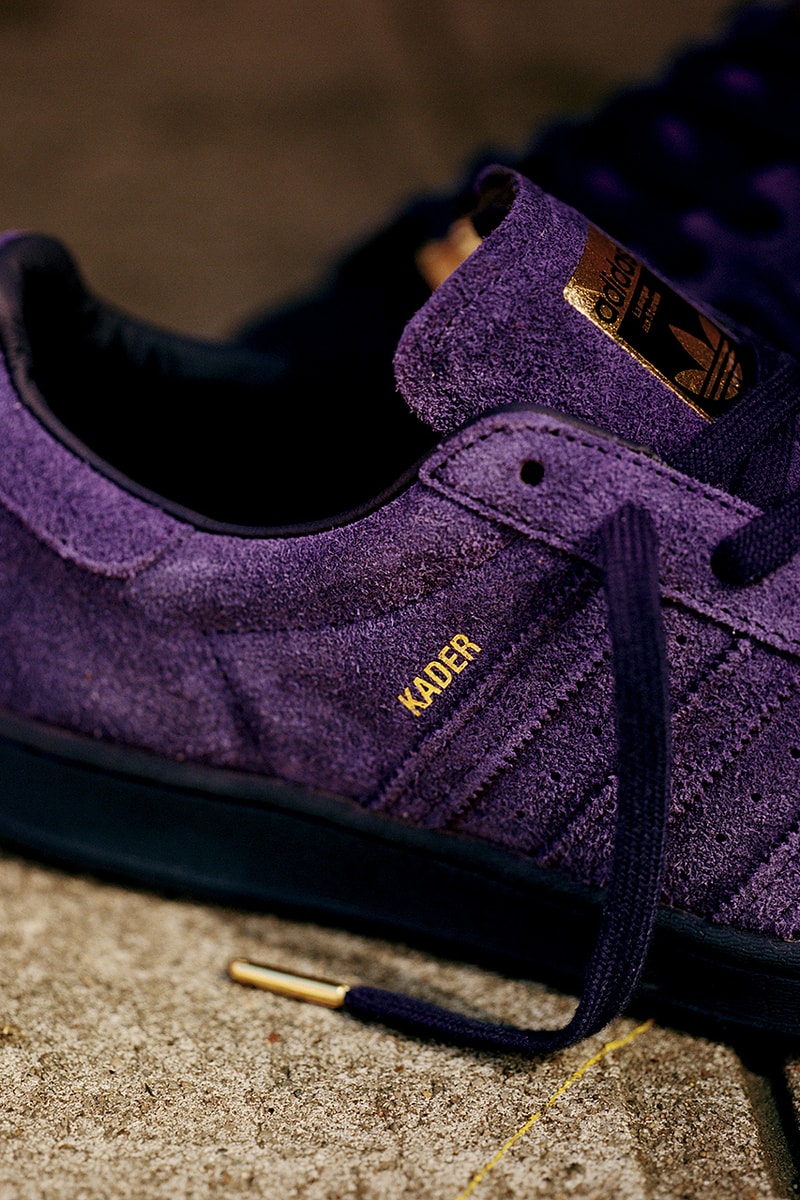 Kader Sylla adidas Superstar ADV Purple Gold Release | Hypebeast