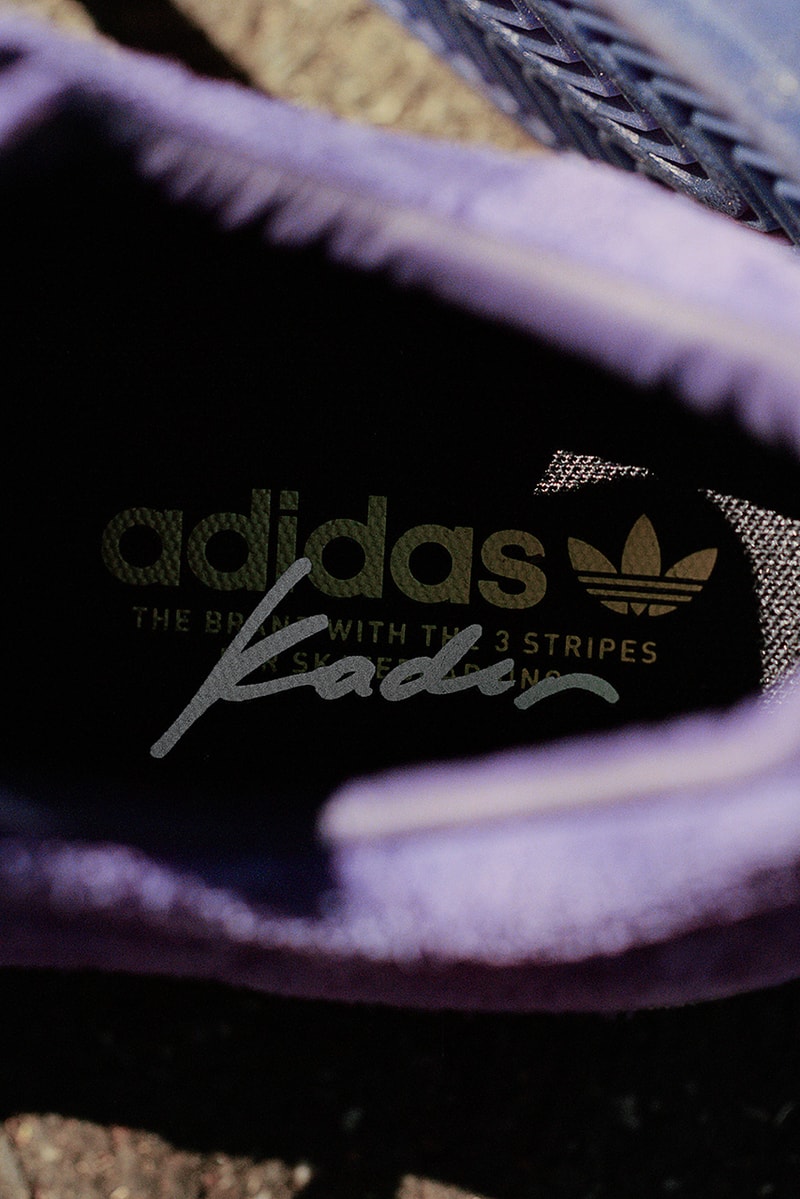 Kader Sylla adidas Superstar ADV Purple Gold Release | Hypebeast