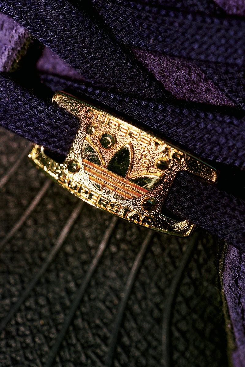 Kader Sylla adidas Superstar ADV Purple Gold Release | Hypebeast