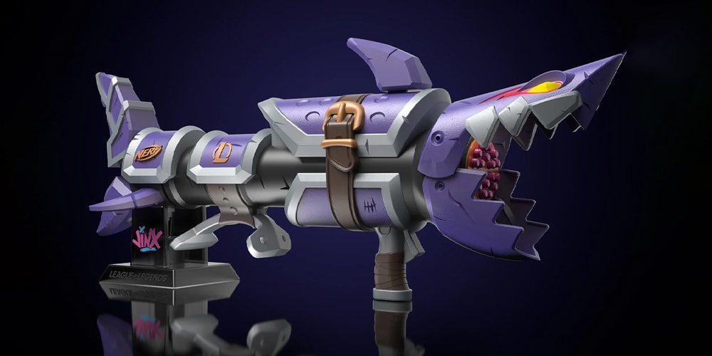 NERF LMTD x League of Legends Jinx Fishbones Blaster | Hypebeast