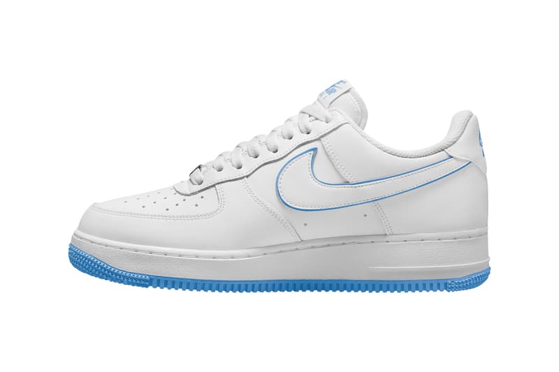 Nike Air Force 1 Low White/University Blue Release | Hypebeast