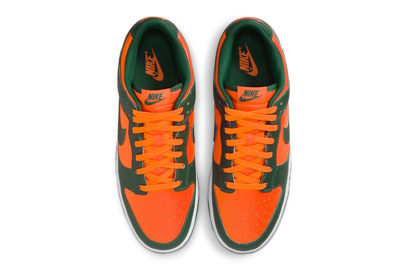 Nike Dunk Low "Miami Hurricanes" Release Info | Hypebeast