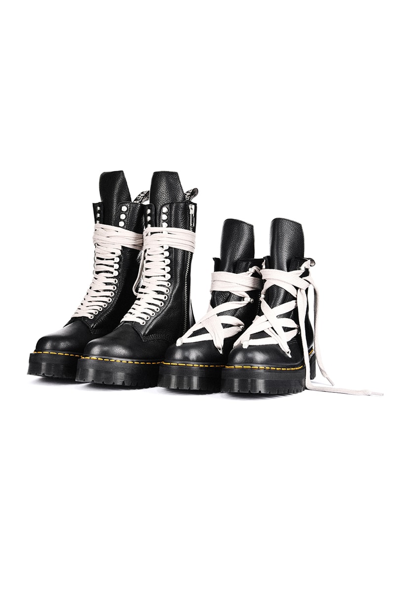 Rick Owens x Dr. Martens 1460 & 1918 Boot Collab | Hypebeast