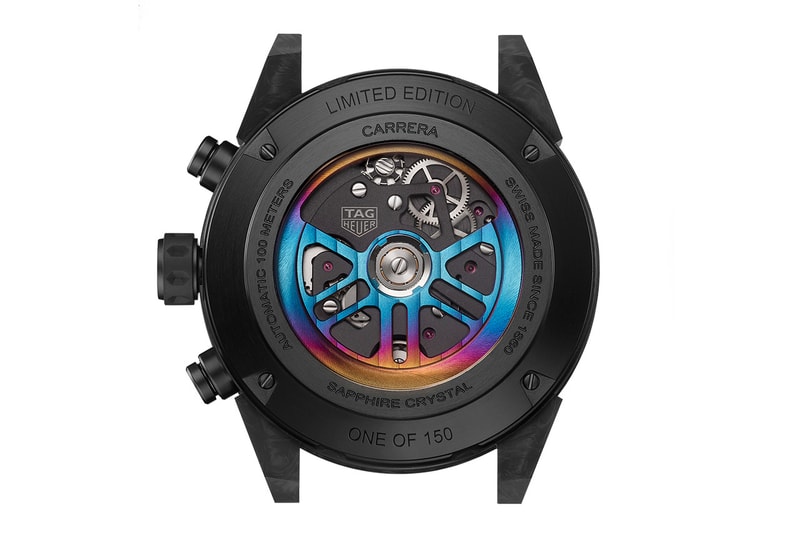 TAG Heuer Drops Limited Edition Rainbow Dial Polychrome Tourbillon ...