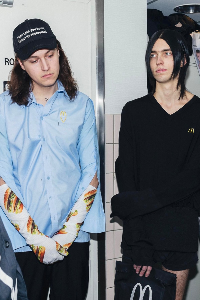 VAIN Upcycles McDonald's Workwear for Runway Show | Hypebeast