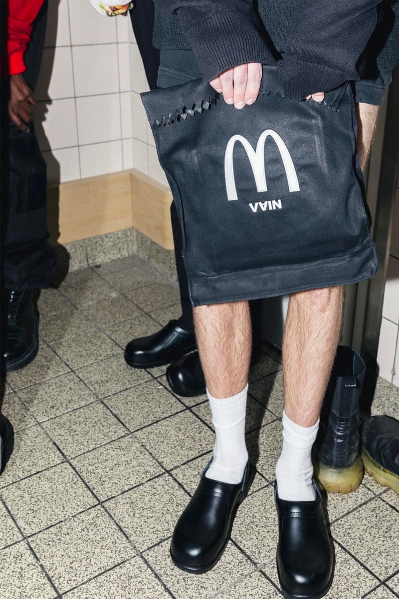 VAIN Upcycles McDonald's Workwear for Runway Show | Hypebeast