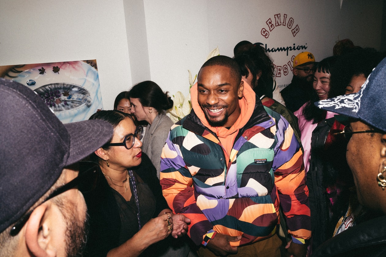 Angelo Baque x Champion "Senior Thesis" Crewneck | Hypebeast