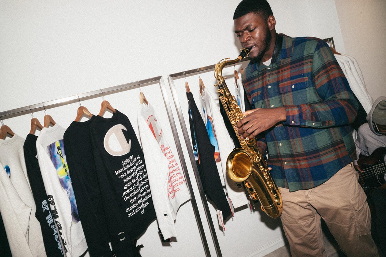 Angelo Baque x Champion "Senior Thesis" Crewneck | Hypebeast