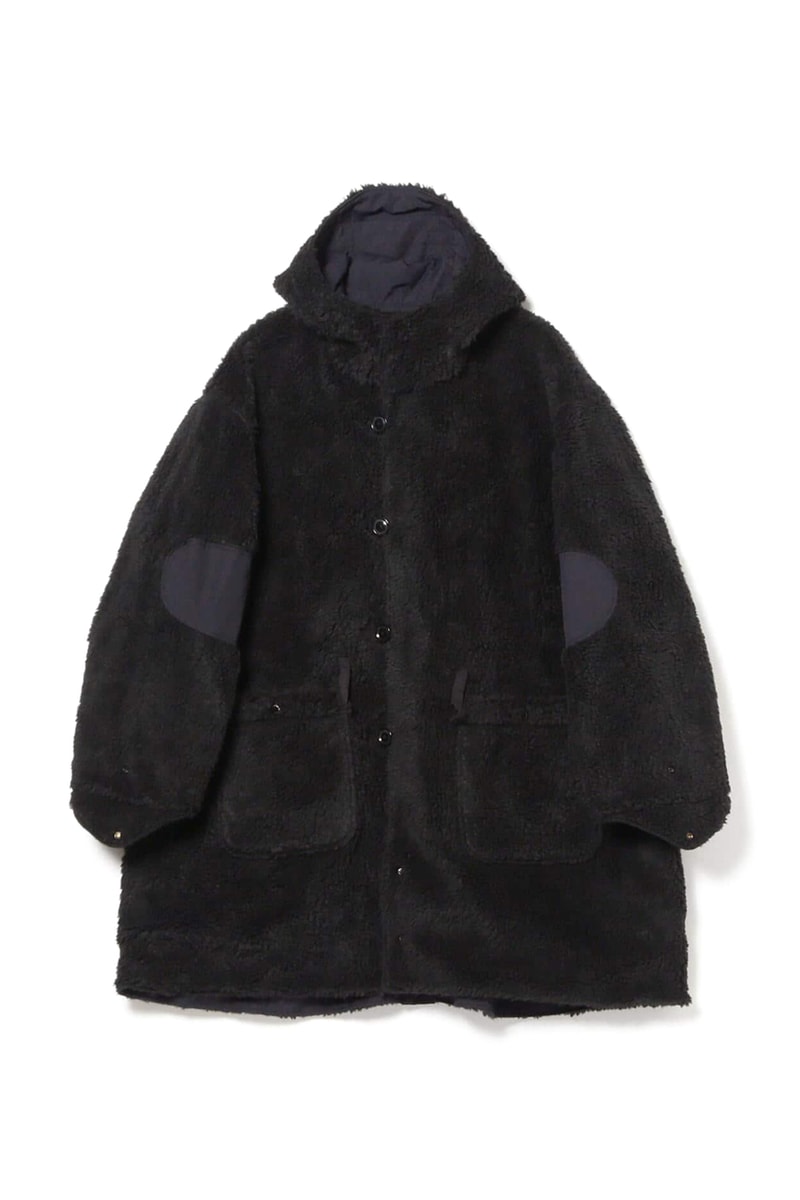 BEAMS PLUS Engineered Garments Reversible Field Fur Coat | Hypebeast