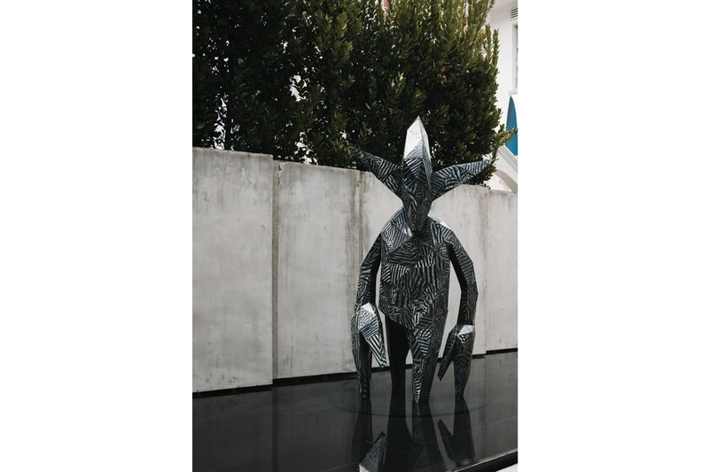 Futura Pointman Statue Potato Head Plastic Pollution | Hypebeast