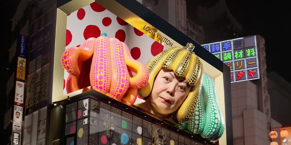 Louis Vuitton x Yayoi Kusama 3D Tokyo Billboard | Hypebeast
