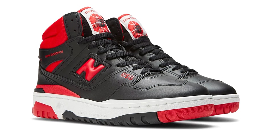 New Balance 650 "Black/Red" Sneaker Footwear Teaser | Hypebeast