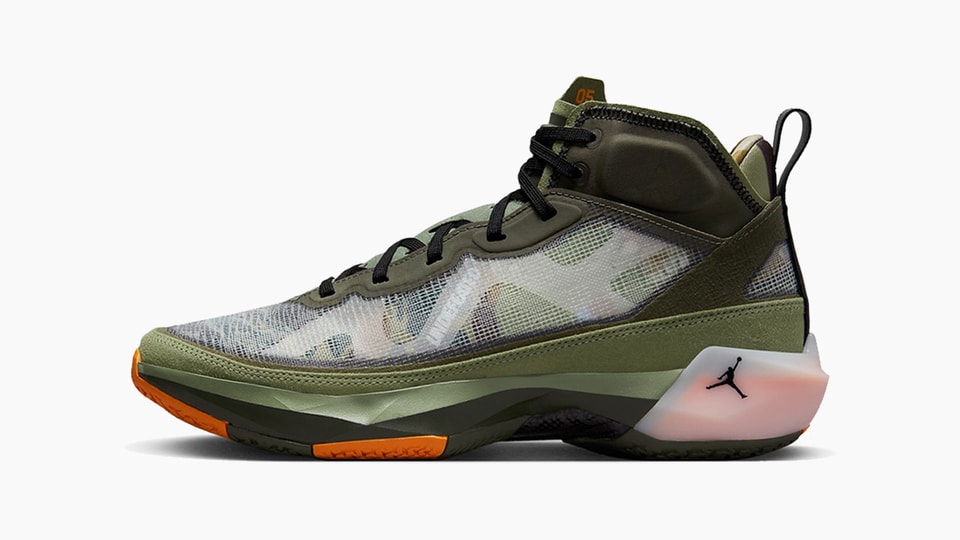 UNDEFEATED x Air Jordan 37 "Oil Green" Release | Drops | Hypebeast