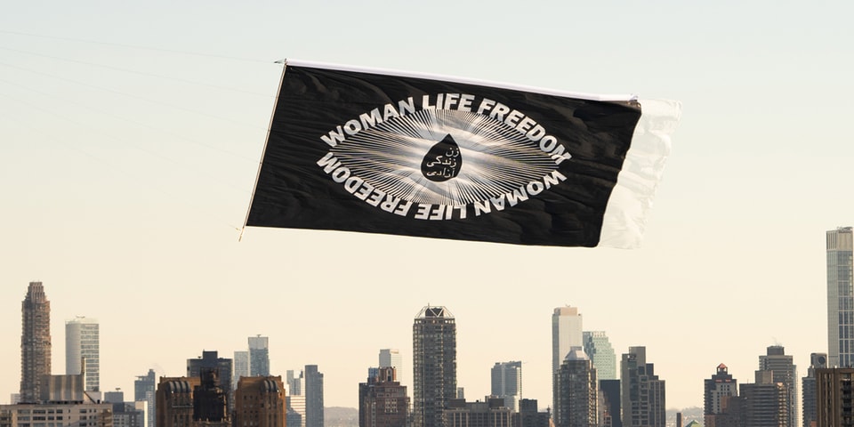 Woman Life Freedom 'Eyes on Iran' Installation NYC | Hypebeast