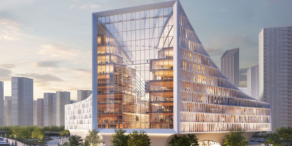 MVRDV Showcases Winning Design for Wuhan Library | Hypebeast