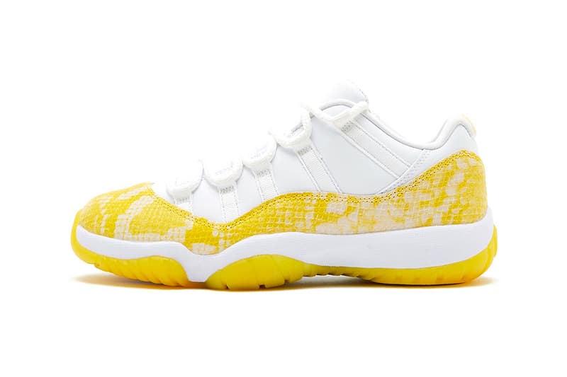 First Look: Air Jordan 11 Low "Yellow Snakeskin" | Hypebeast
