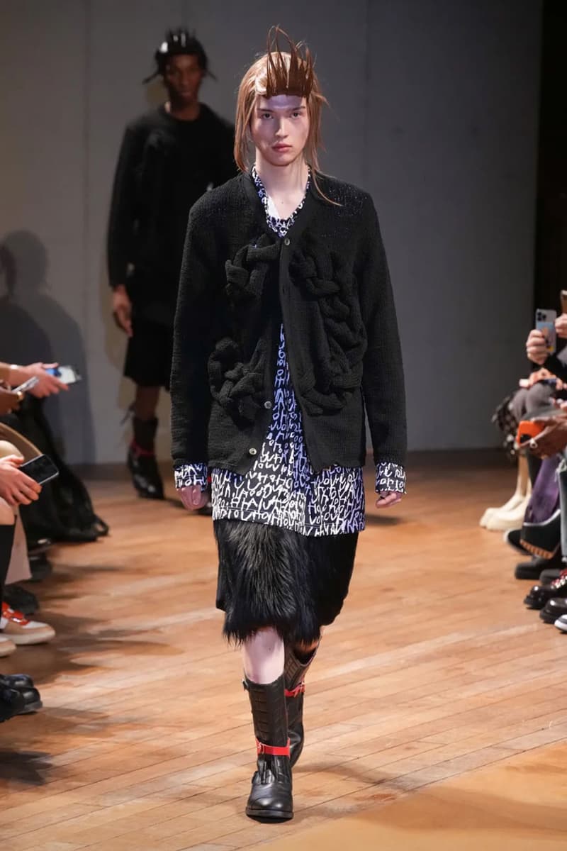 COMME des GARÇONS HOMME PLUS FW23 Relies on Deconstruction and ...