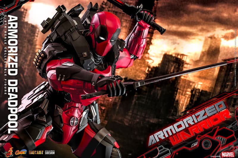 Hot Toys Armorized Deadpool 1:6th Scale Figure | Hypebeast
