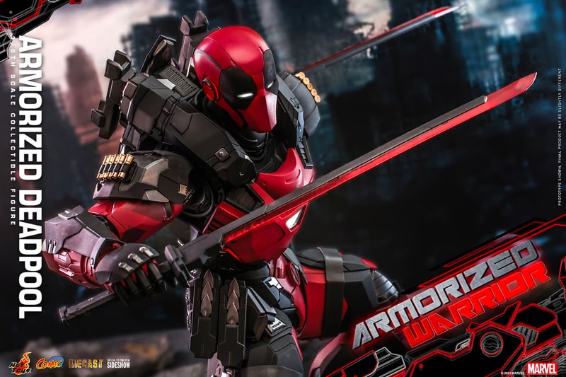 Hot Toys Armorized Deadpool 1:6th Scale Figure | Hypebeast