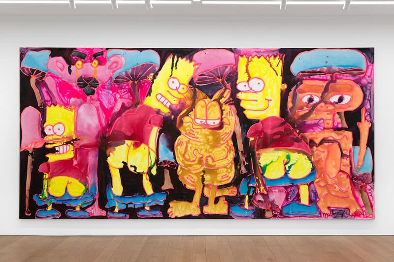 Katherine Bernhardt Bart Simpson Canada New York Art | Hypebeast