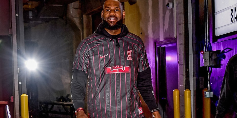 LeBron James Unveils New Liverpool FC Jersey | Hypebeast
