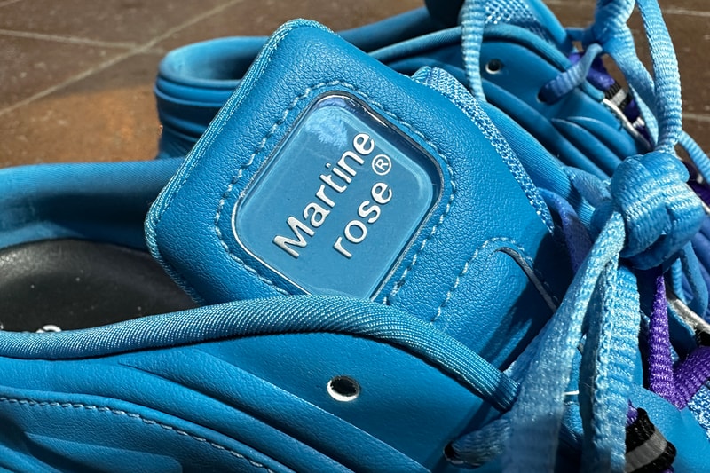 EXCLUSIVE: New Martine Rose x Nike Shox MR4 at Pitti | Hypebeast