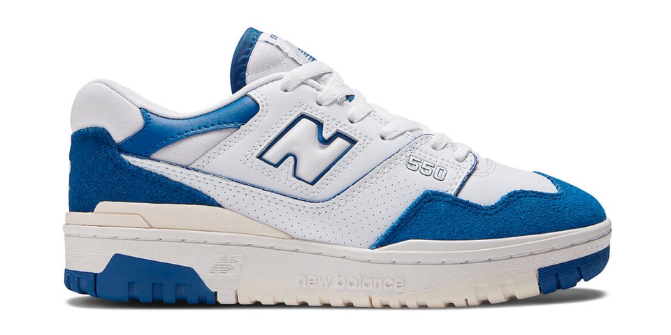 New Balance 550 Surfaces in "Royal Toe" | Hypebeast