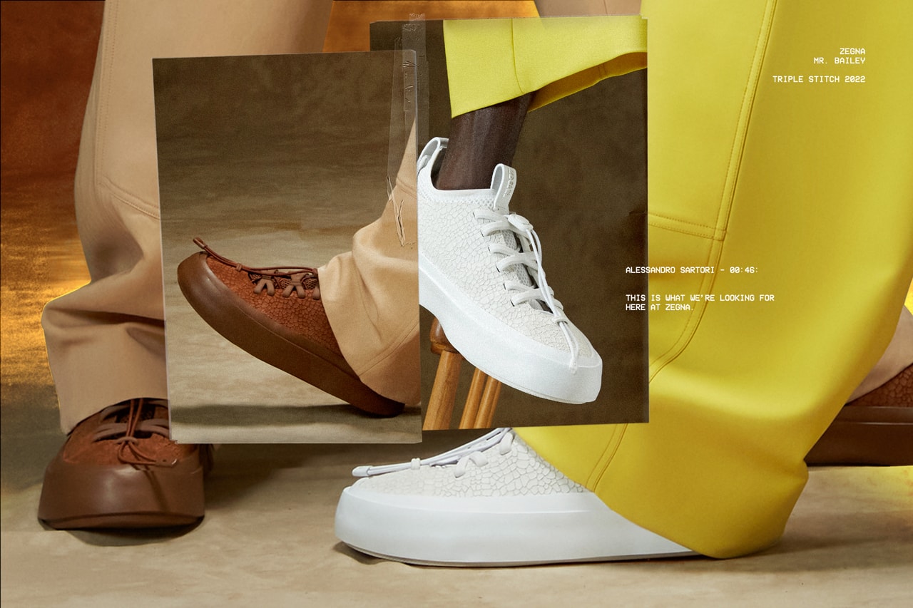 First Look at Mr Bailey x ZEGNA Triple Stitch™ Sneaker | Hypebeast