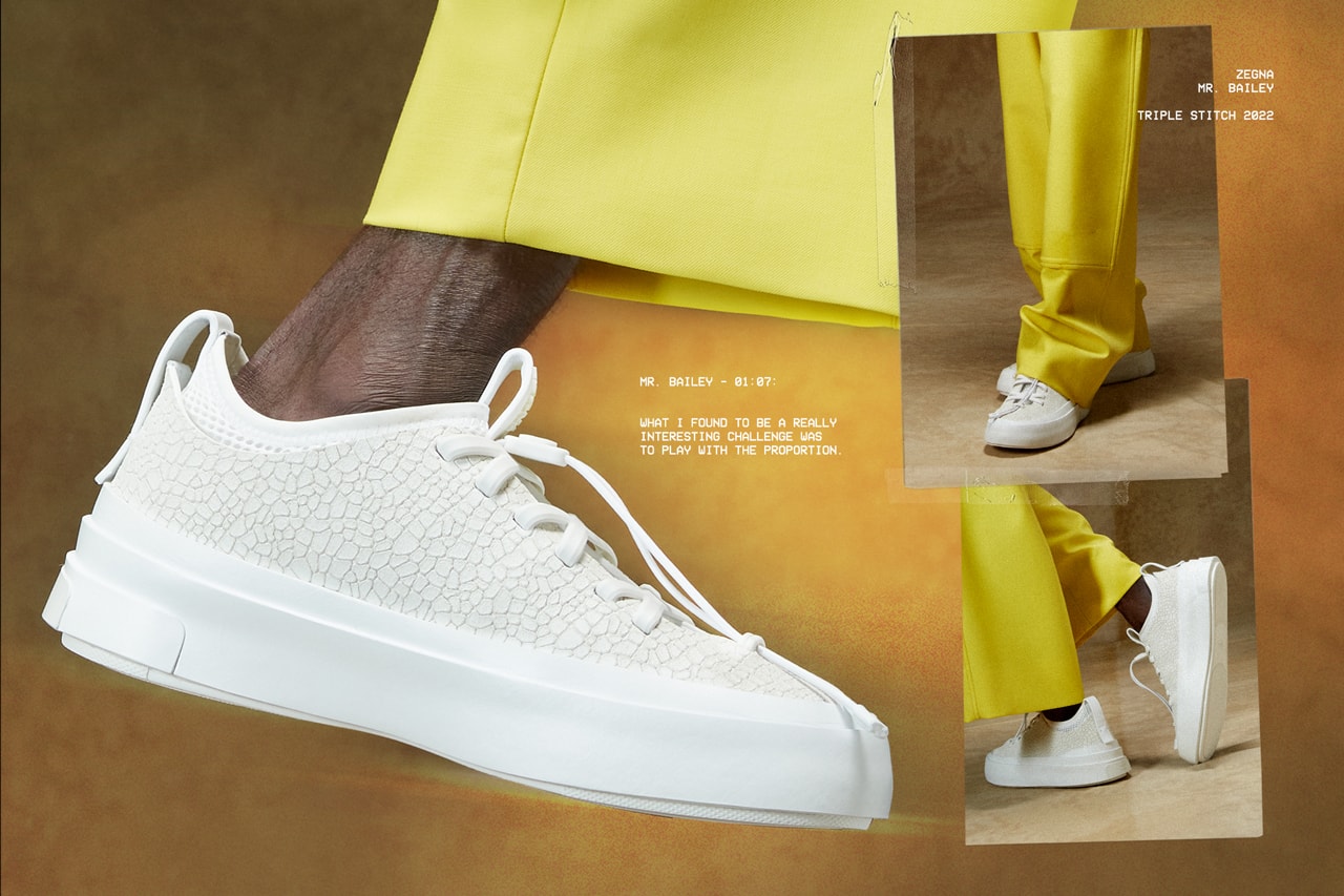 First Look at Mr Bailey x ZEGNA Triple Stitch™ Sneaker | Hypebeast