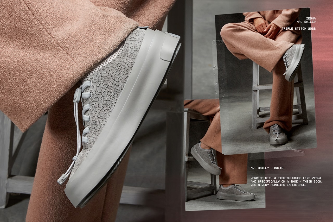 First Look at Mr Bailey x ZEGNA Triple Stitch™ Sneaker | Hypebeast