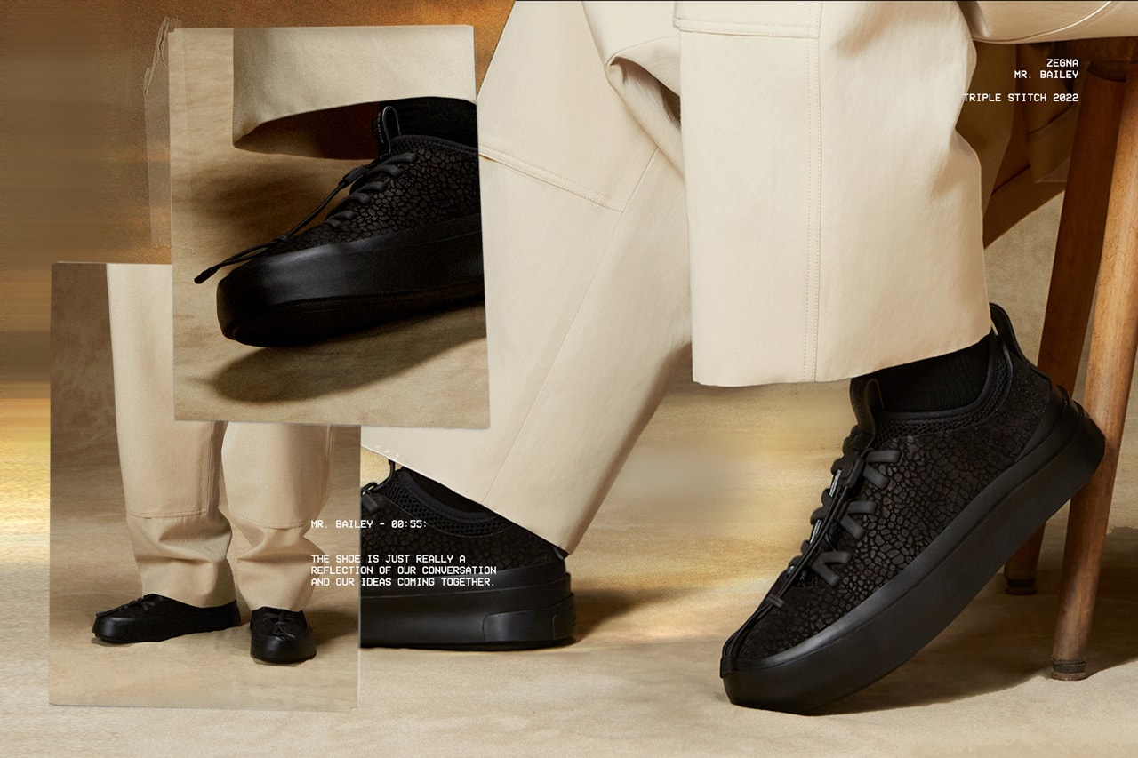 First Look at Mr Bailey x ZEGNA Triple Stitch™ Sneaker | Hypebeast