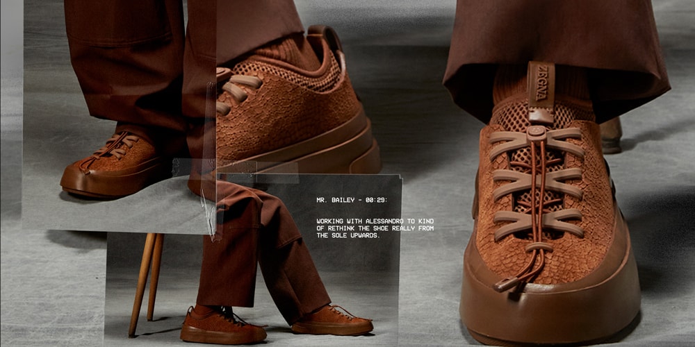 First Look at Mr Bailey x ZEGNA Triple Stitch™ Sneaker | Hypebeast