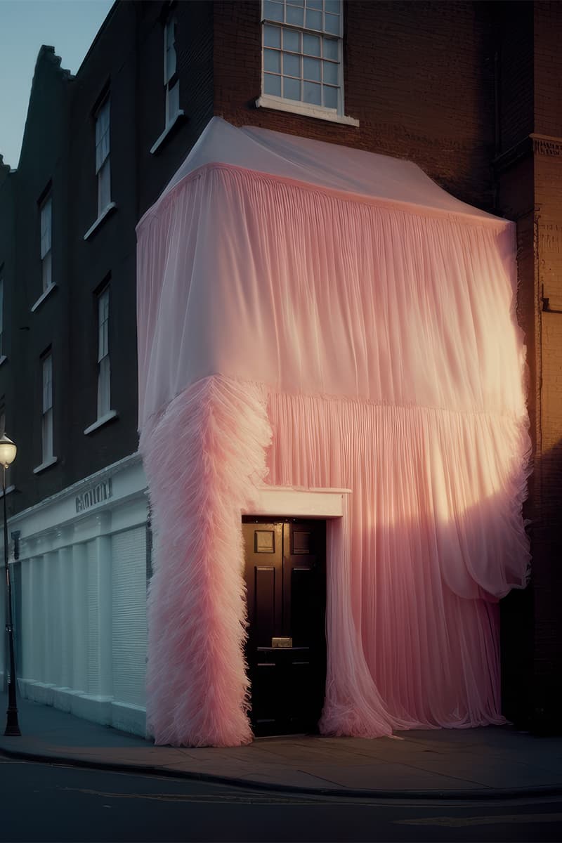 Andrés Reisinger Creates Surrealist Pink Facades | Hypebeast